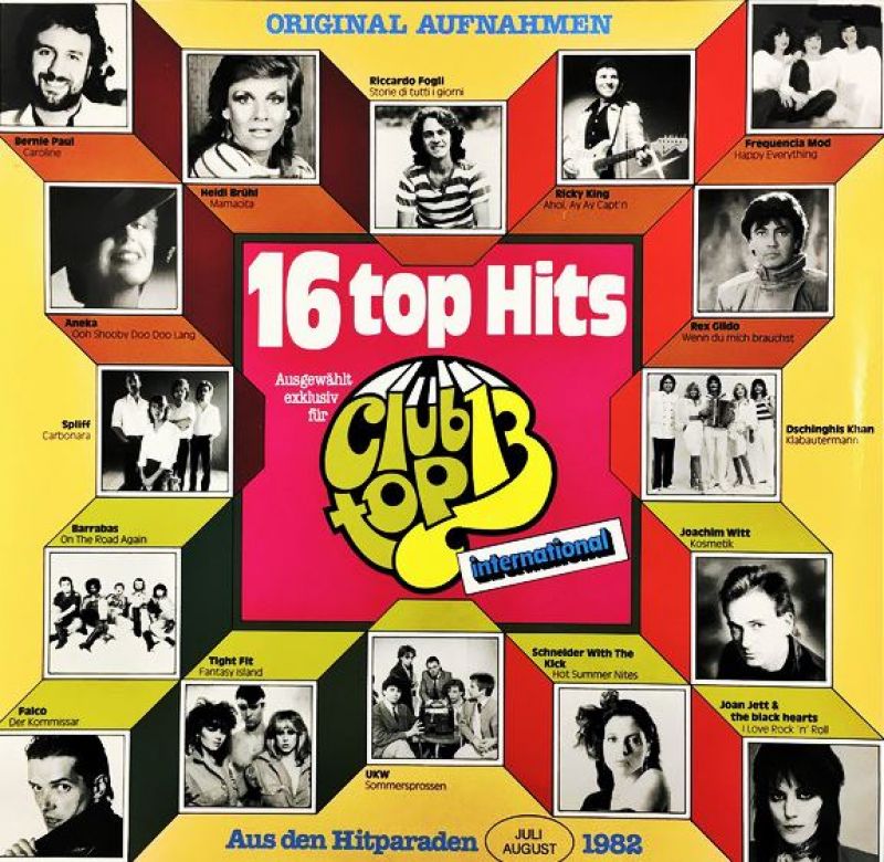 16 Top Hits aus den Hitparaden Juli / August 1982 - hitparade.ch