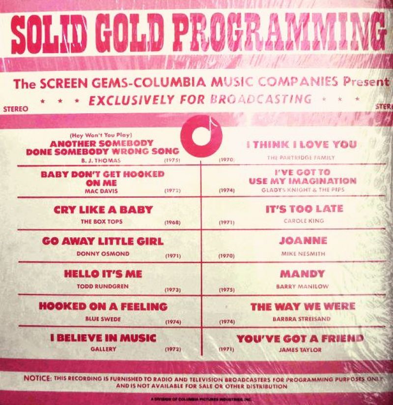 Solid Gold Programming Album - hitparade.ch