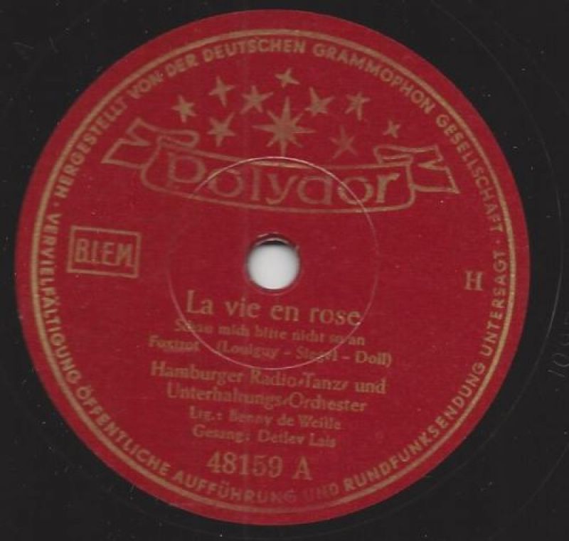 Detlev Lais - La vie en rose (Schau mich bitte nicht so an) - hitparade.ch