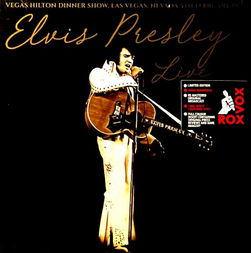 Elvis Presley - Vegas Hilton Dinner Show, Las Vegas, Nevada 5th ...