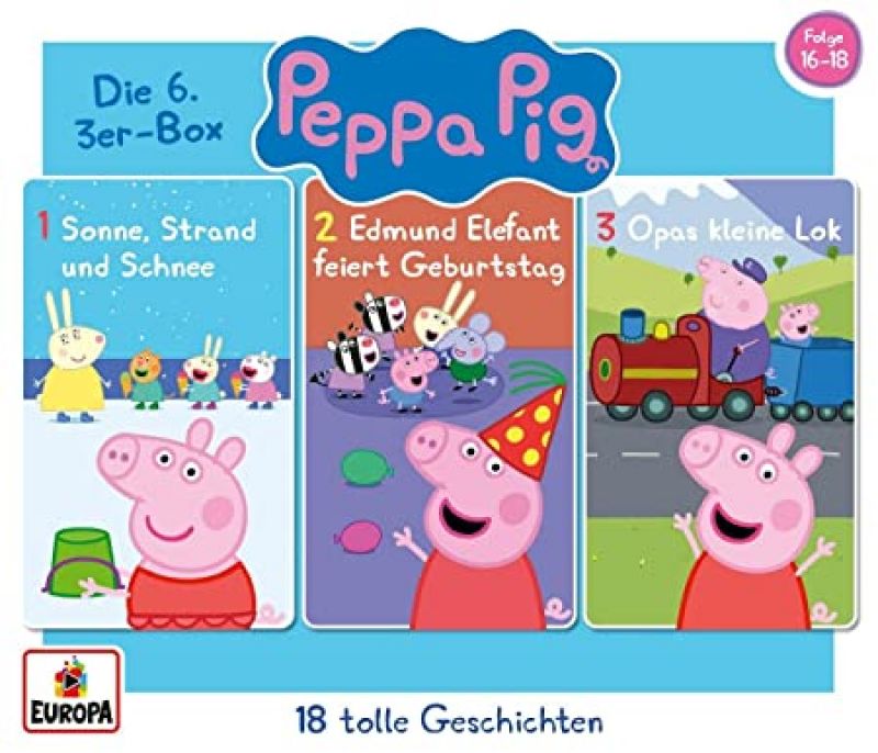 Hörspiel / Peppa Pig - Die 6. 3er-Box - hitparade.ch