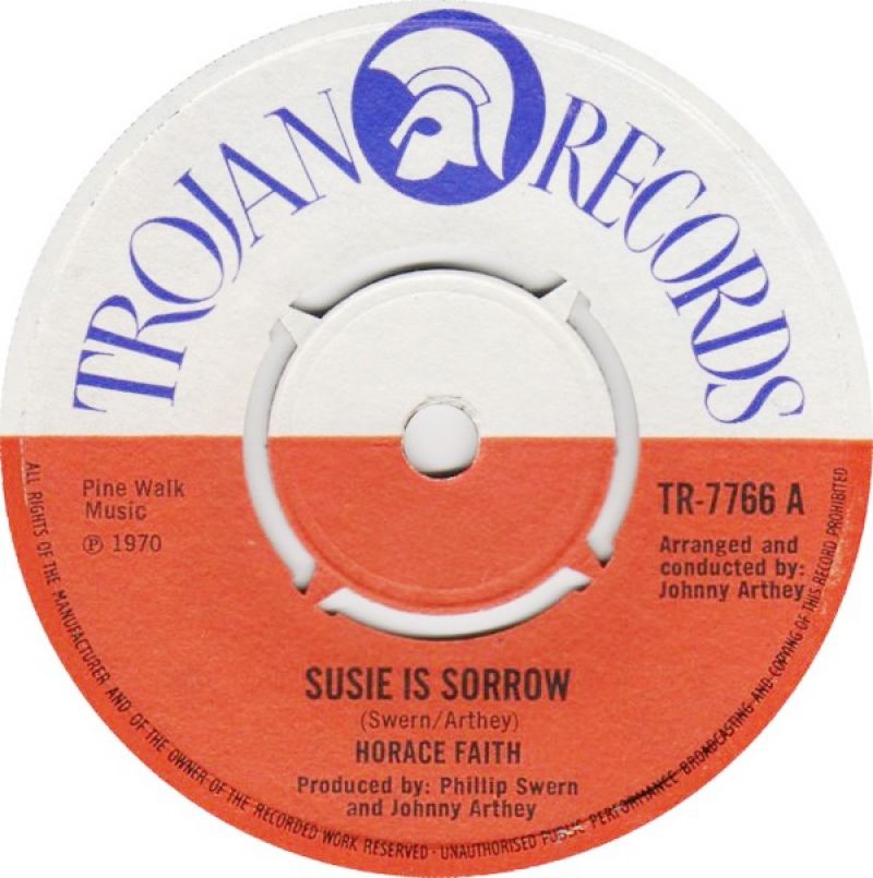 Horace Faith - Susie Is Sorrow - hitparade.ch