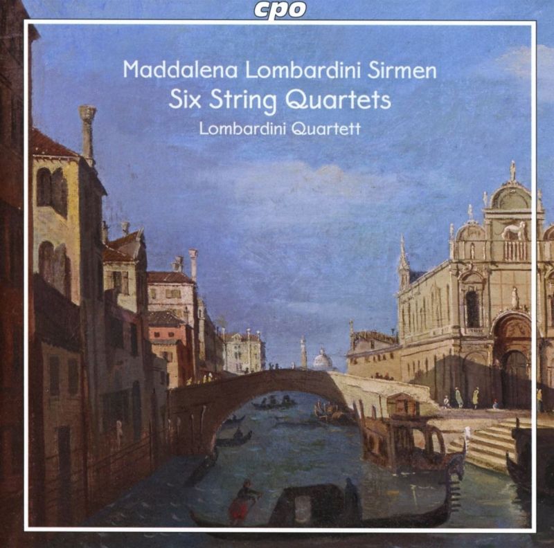 Lombardini Quartett - Maddalena Lombardini Sirmen: Six String Quartets ...