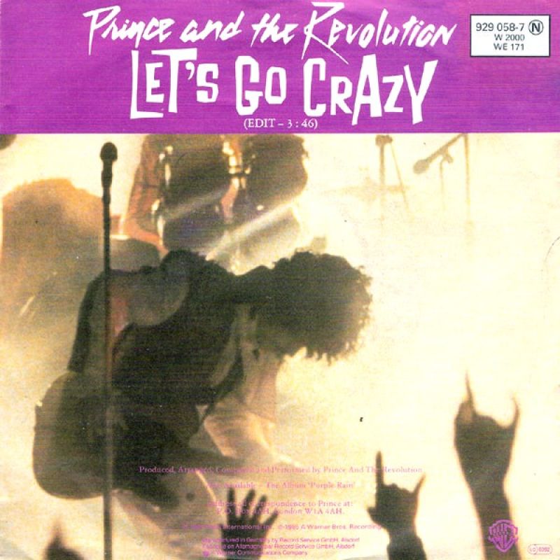 Prince And The Revolution - Let's Go Crazy - hitparade.ch