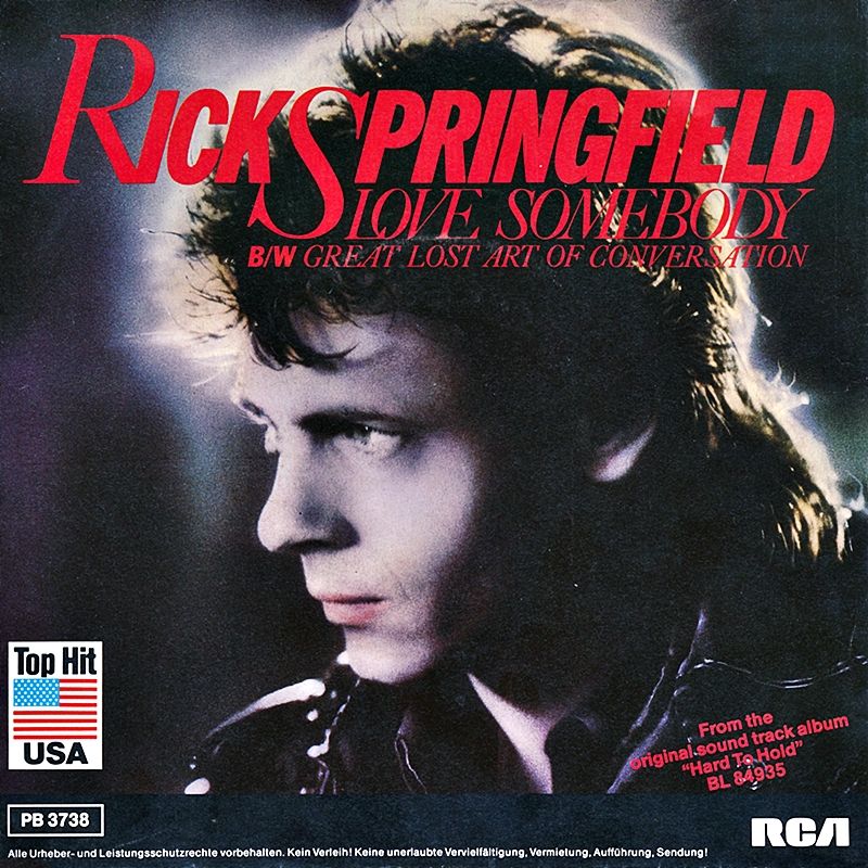 Rick Springfield - Love Somebody - hitparade.ch