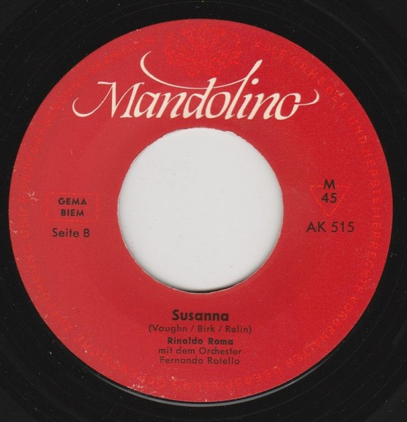 Rinaldo Roma - Susanna - hitparade.ch