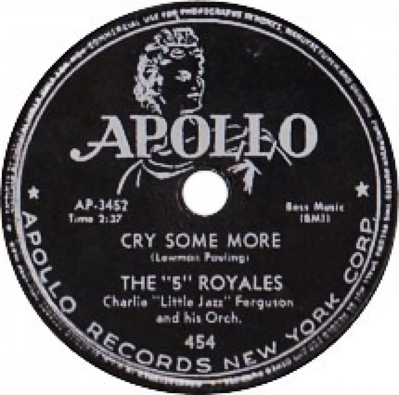 The "5" Royales - Cry Some More - hitparade.ch