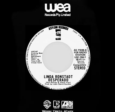 Linda Ronstadt Desparado Album Cover Linda Ronstadt Desperado (Live)